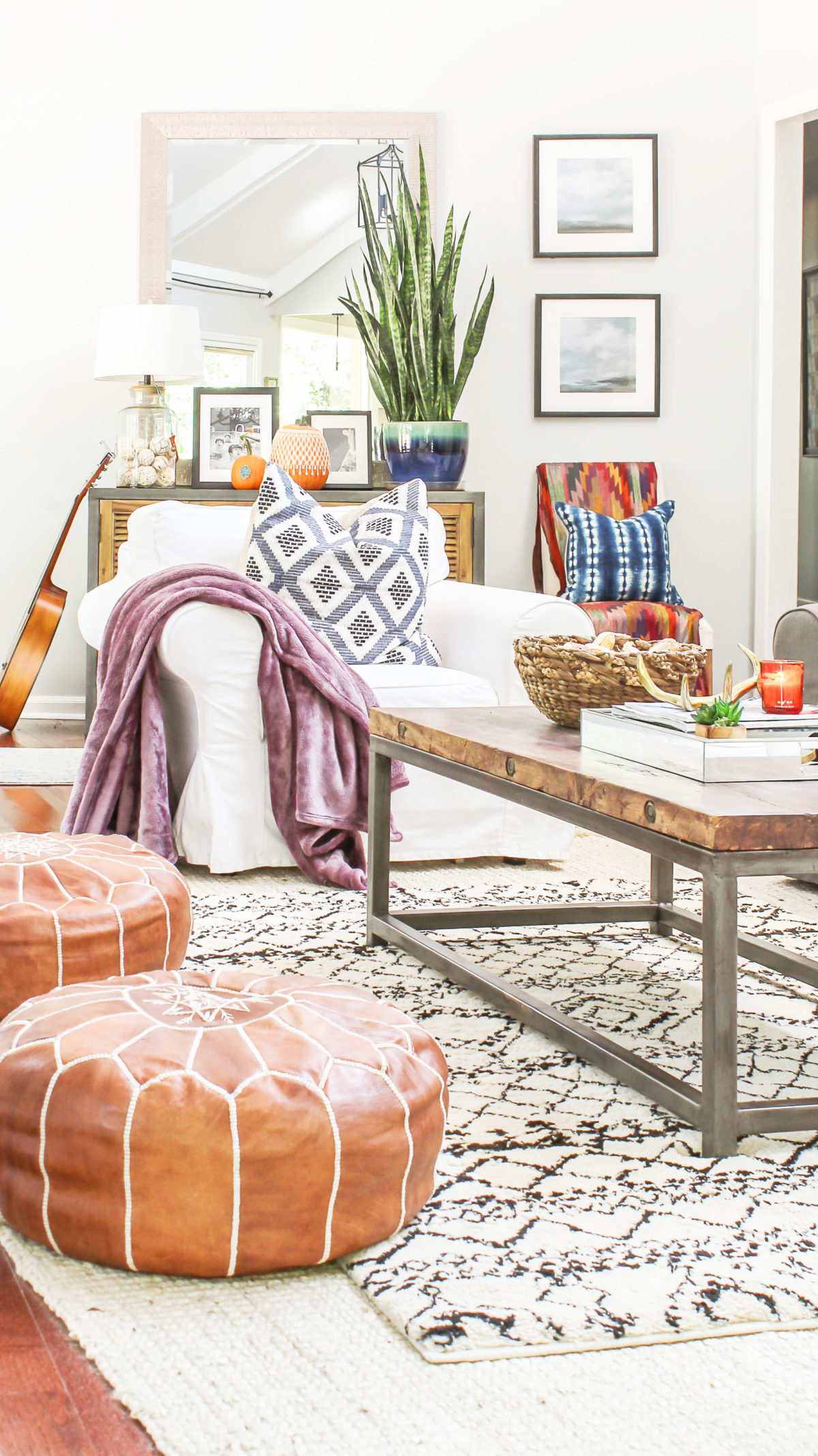 Boho Chic Fall Home Tour and Decor Tips - Fall Decor Inspiration