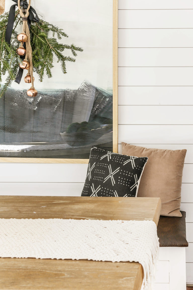 Boho Farmhouse Christmas Home Tour - Minimalist Holiday Decorating Ideas