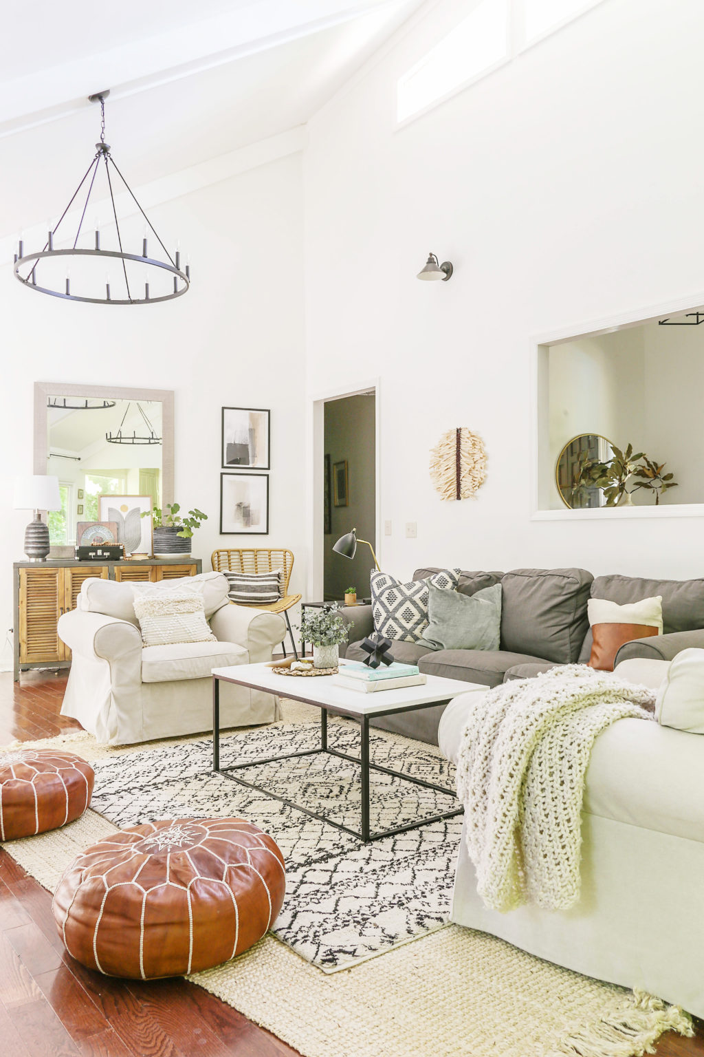 Home Tour: A Boho Farmhouse Fixer Upper in the Summer Time