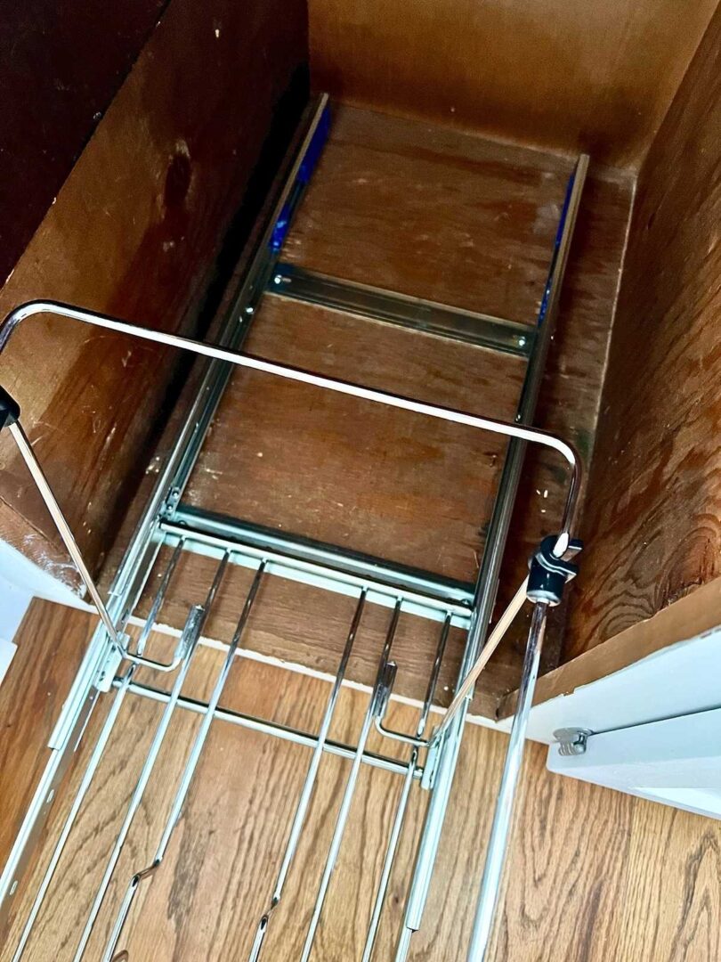 How to Build a Trash Can Cabinet with Pull Out Drawer - The Easy way