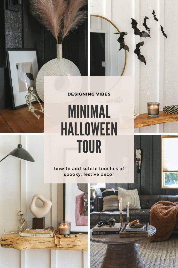 Minimalist Modern Halloween Decor Ideas - My Spooky Home Tour