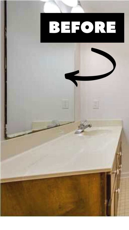 How To Build a DIY Bathroom Mirror Frame The Easy Way